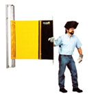 Retractable Safety Curtains - Akon – Curtain and Dividers